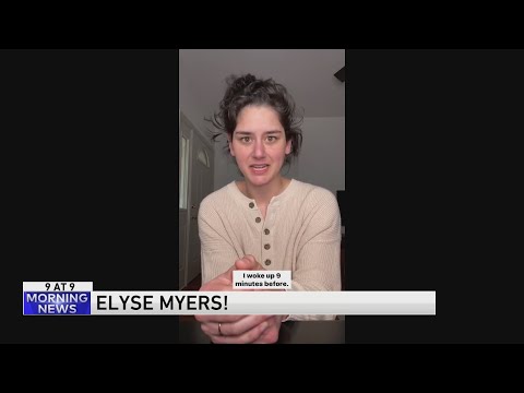 TikTok star Elyse Myers' funny moment before appearance on WGN Morning News