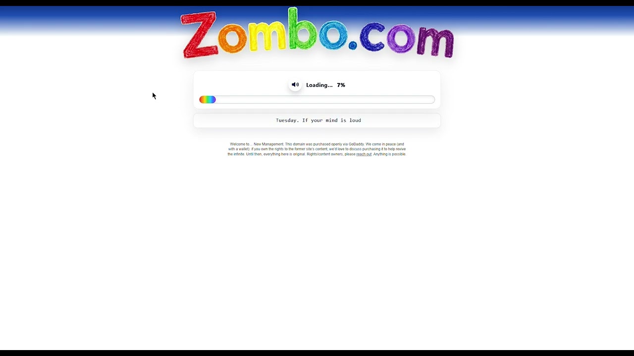 this is new zombo com