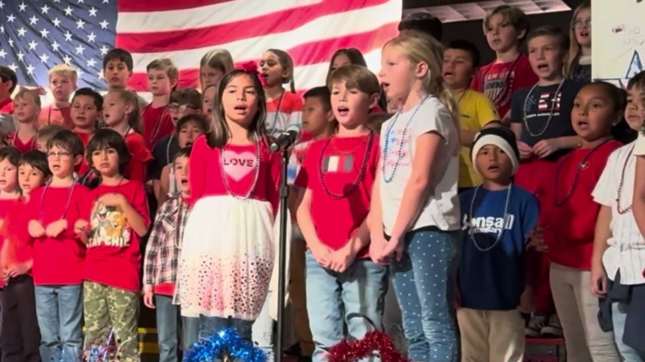 Bonsall Elementary School “￼Patriotic Performance”, 2/13/25