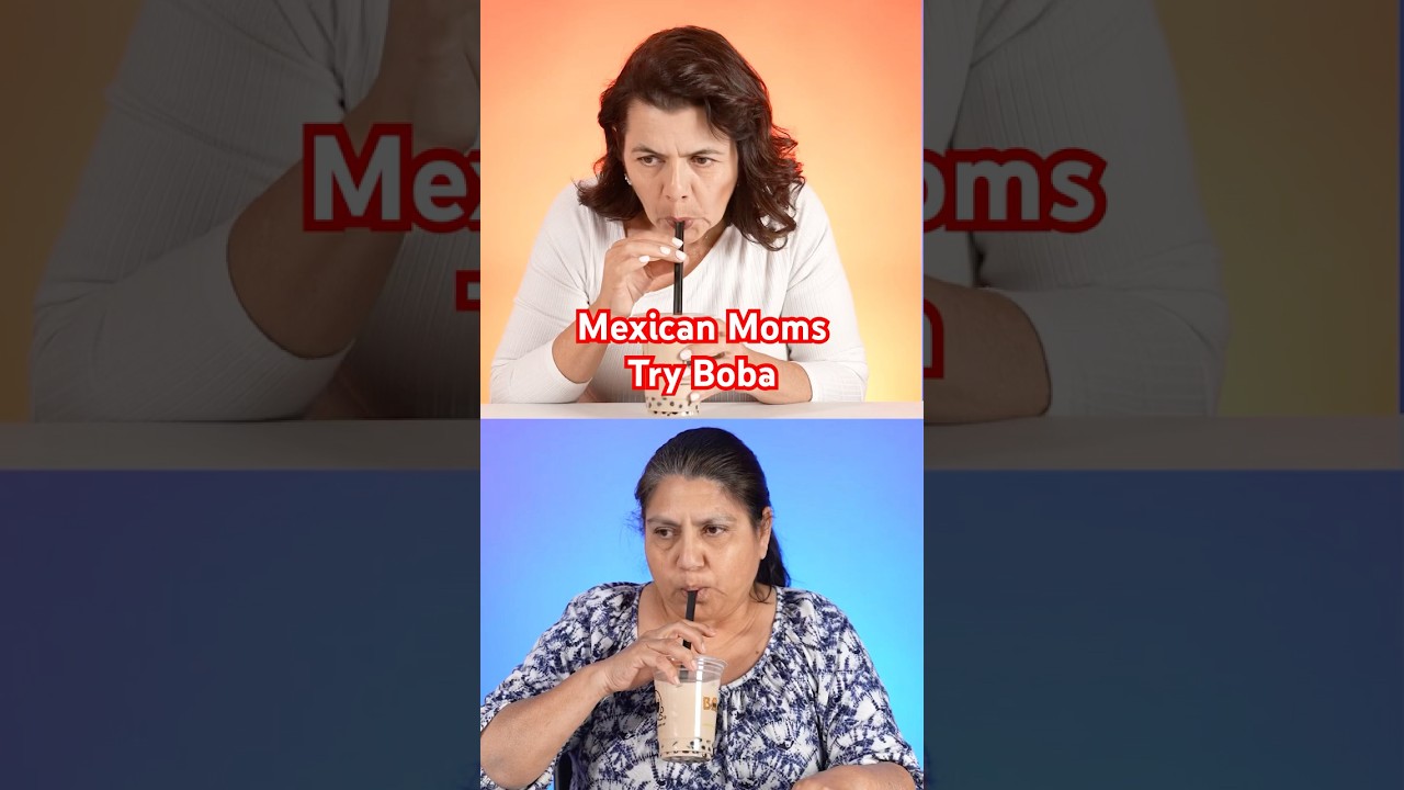 Mexican moms try boba for the first time 🧋