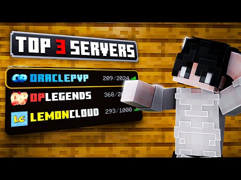 Top 3 BEST MINECRAFT SERVERS To Join In 2025 (1.21)