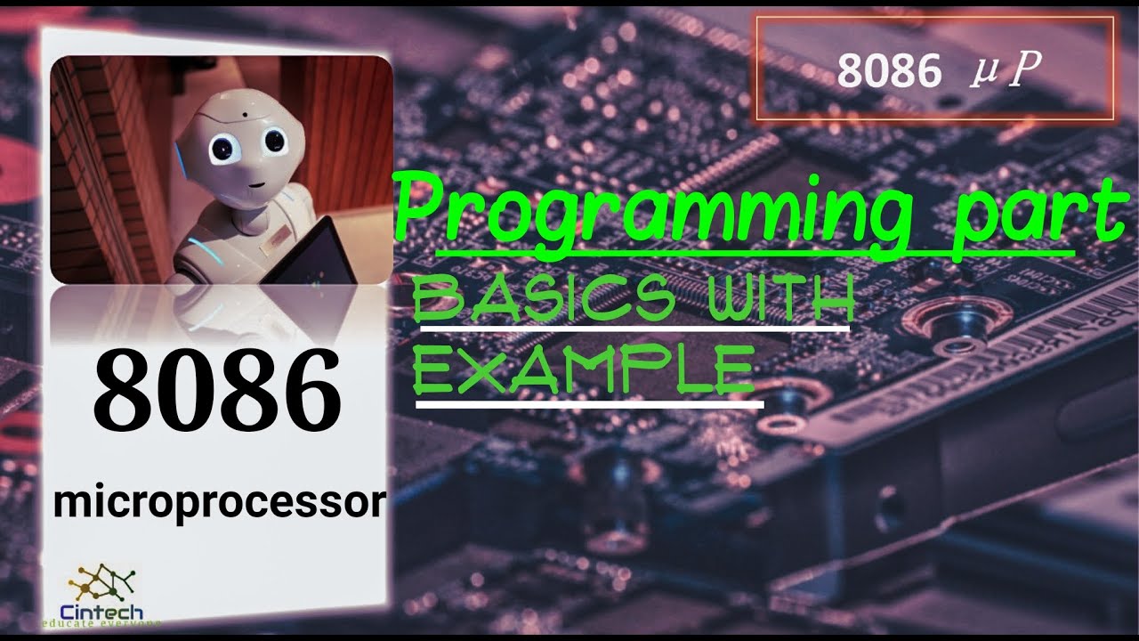 8086 Programming part (basics with example) #microprocessor #programming #8086microprocessor #8086