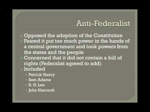 Unit 5 Video 2 ratification notes