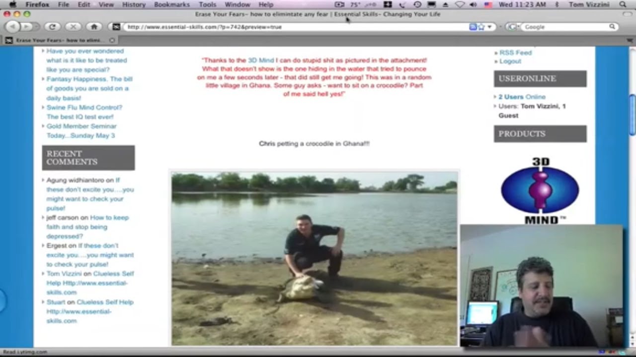 Thanks 3D Mind, I can now do stupid sh*t as pictured in the attachment!- how to eliminate any fear