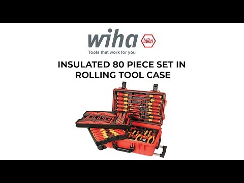 Wiha Tools - 32800 - Insulated Master Electricians Tool Set,80 Pc,In a ...