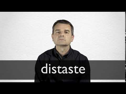 DISTASTE definition and meaning | Collins English Dictionary