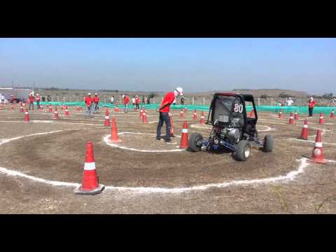 Team CZAR - BAJA 2015 - Manoeuvrability Test