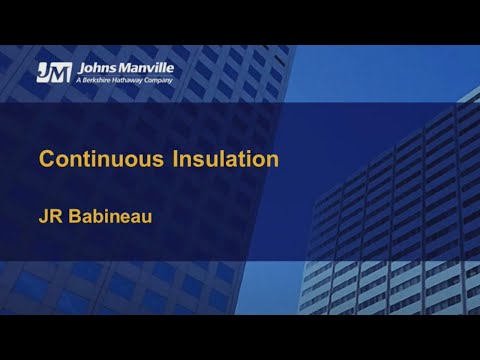 Continuous Insulation - Commercial Building Applications
