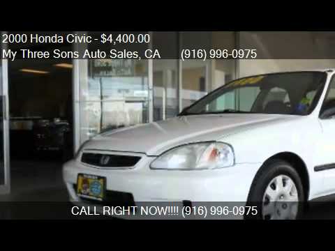 2000 Honda Civic DX 2dr Hatchback for sale in Sacramento, CA