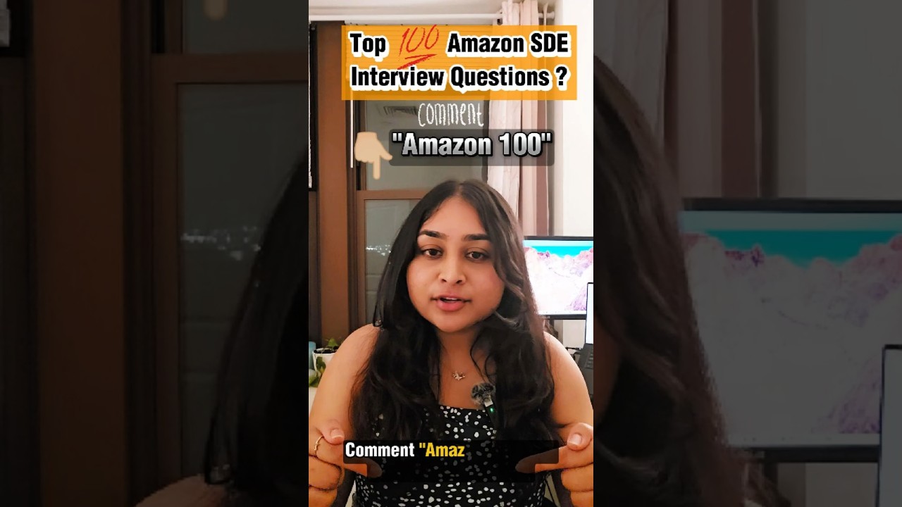Amazon SDE Interview Questions Explained | Comment 