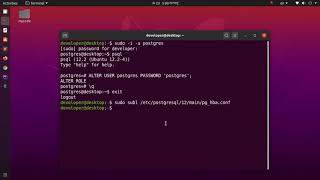 Postgresql: ユーザー "postgres" のパスワード認証に失敗しました。