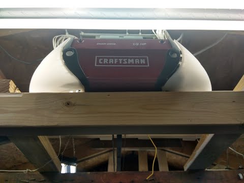 Craftsman 1/2 Horsepower Garage Door Opener Removal