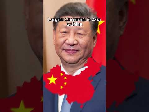 Largest Countries in Asia #shorts#countries#geography#asia#largest