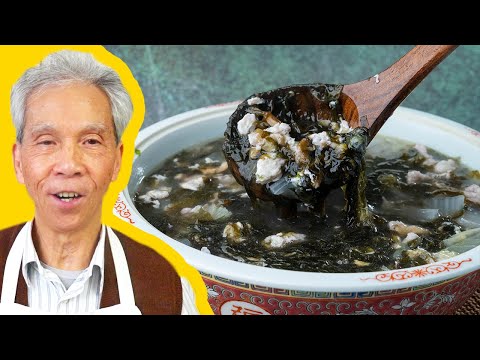😊 Dad's SOOTHING Seaweed Soup (紫菜湯)!