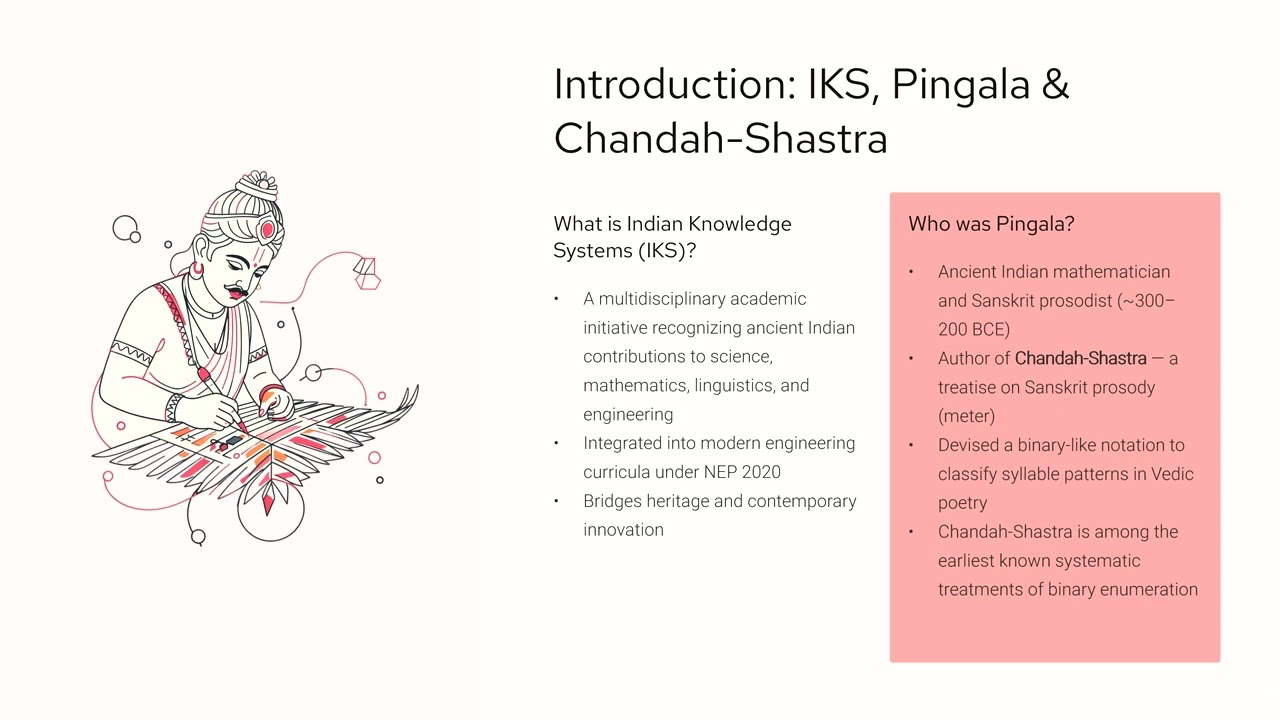 Pingala’s Binary System and Modern Digital Electronics | Indian Knowledge Systems