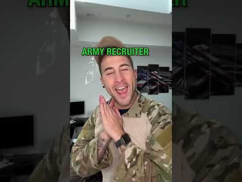 WALKING INTO THE ARMY RECRUITERS OFFICE! #SHORTS #COMEDY