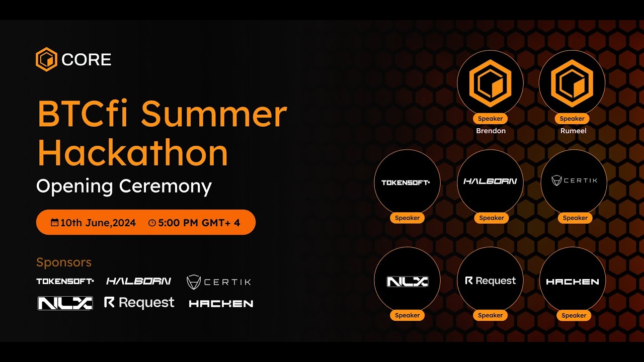 BTCfi Summer Hackathon Opening Ceremony