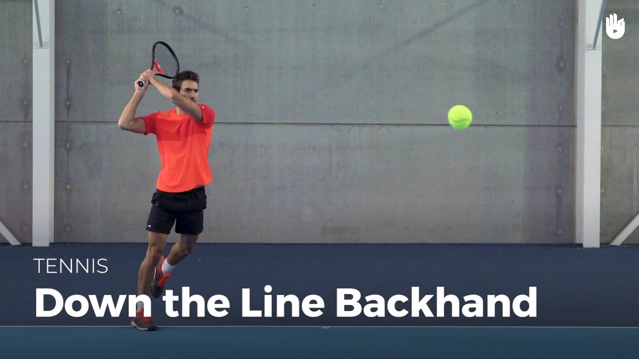 How to Hit a Down the Line Backhand - How to Play Tennis | Sikana