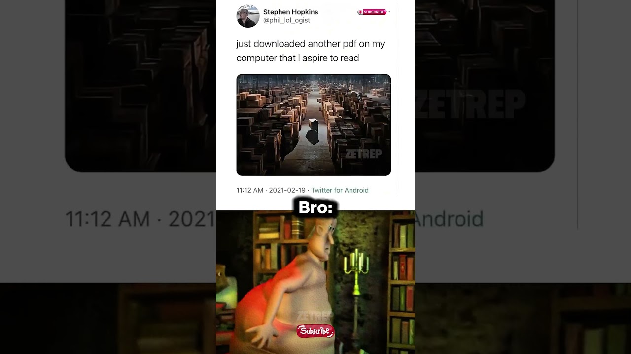 Bro is a PDF collector 💀