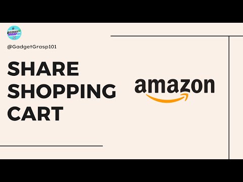 How to Share Shopping Cart on Amazon