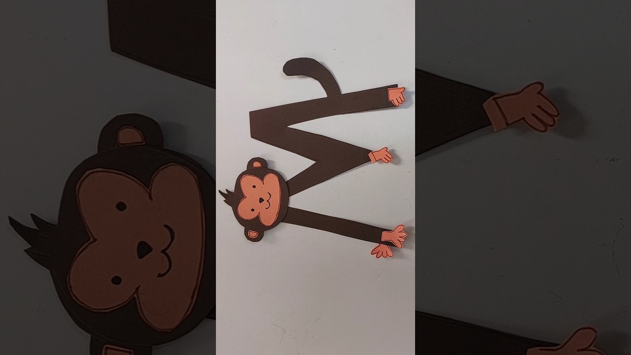 M Says Monkey Craft | Easy Letter M Activity for Preschool Learning
