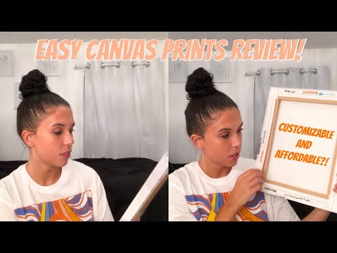 EASY CANVAS PRINTS REVIEW! affordable & customizable! πΌπΈ