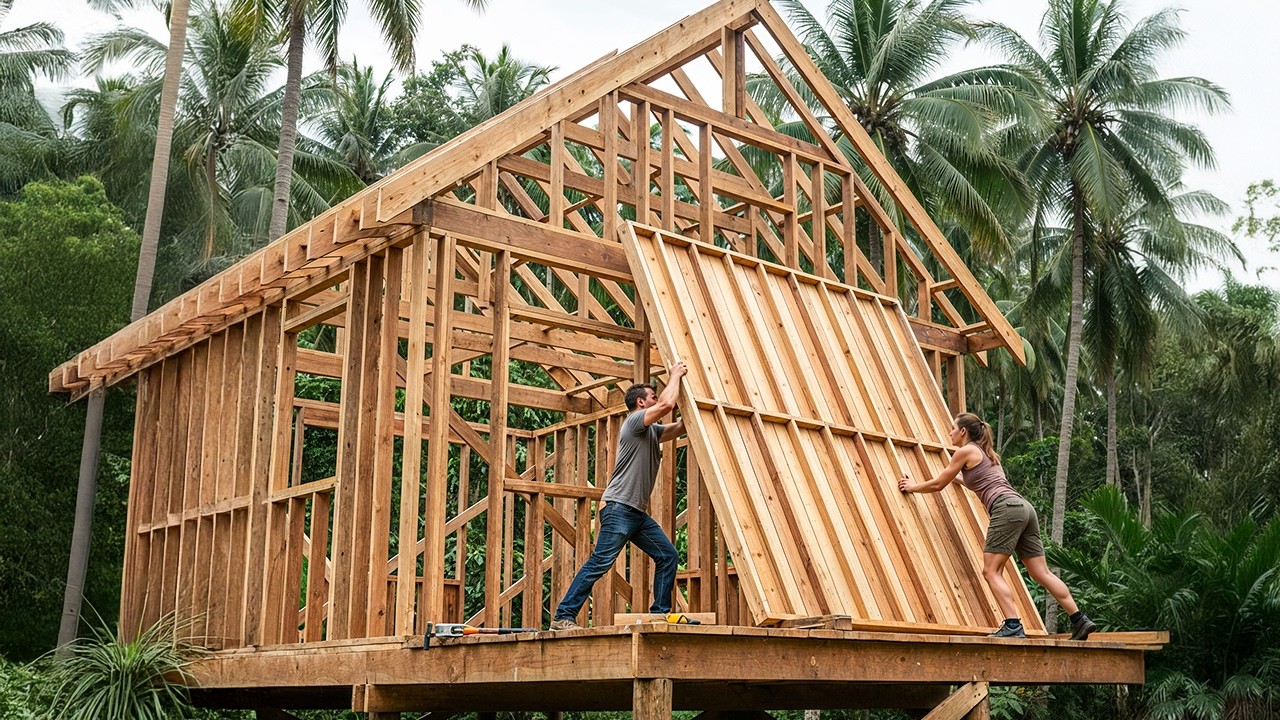 Couple Builds AMAZING MODERN BARN HOUSE For Cheap