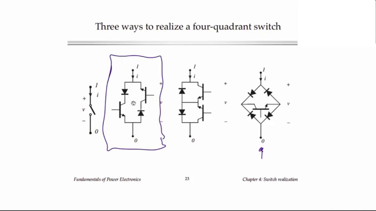 Four Quadrant Switch Realization