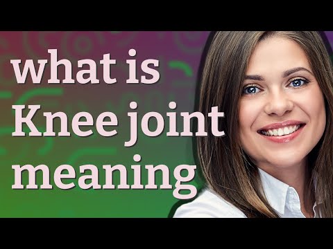 Knee joint | meaning of Knee joint