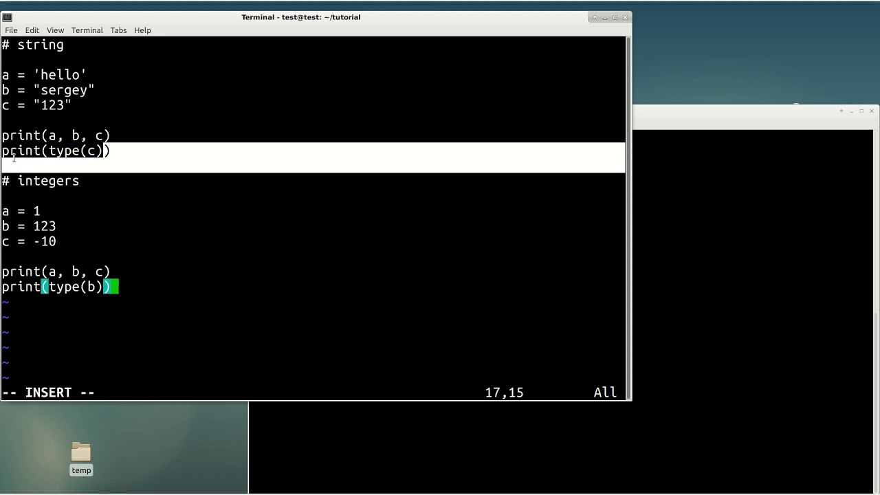 Python tutorial 1: basic data types: strings, numbers, booleans