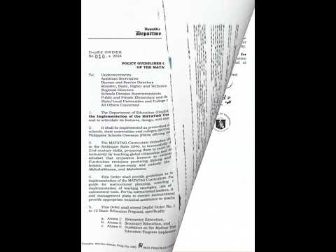 DepEd Order No. 010, s. 2024