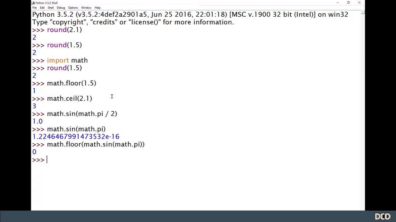 Python Course  Fun With The Python Math Module Optional