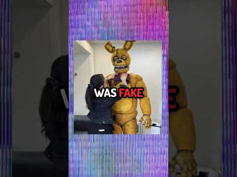 The FNAF Movie Springbonnie was FAKE?!... #fnaf #fnafmovie #fnaf2 #fnaf1 #securitybreach #fnafmovie2