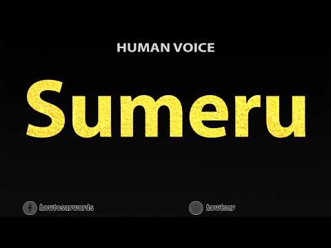 How To Pronounce Sumeru
