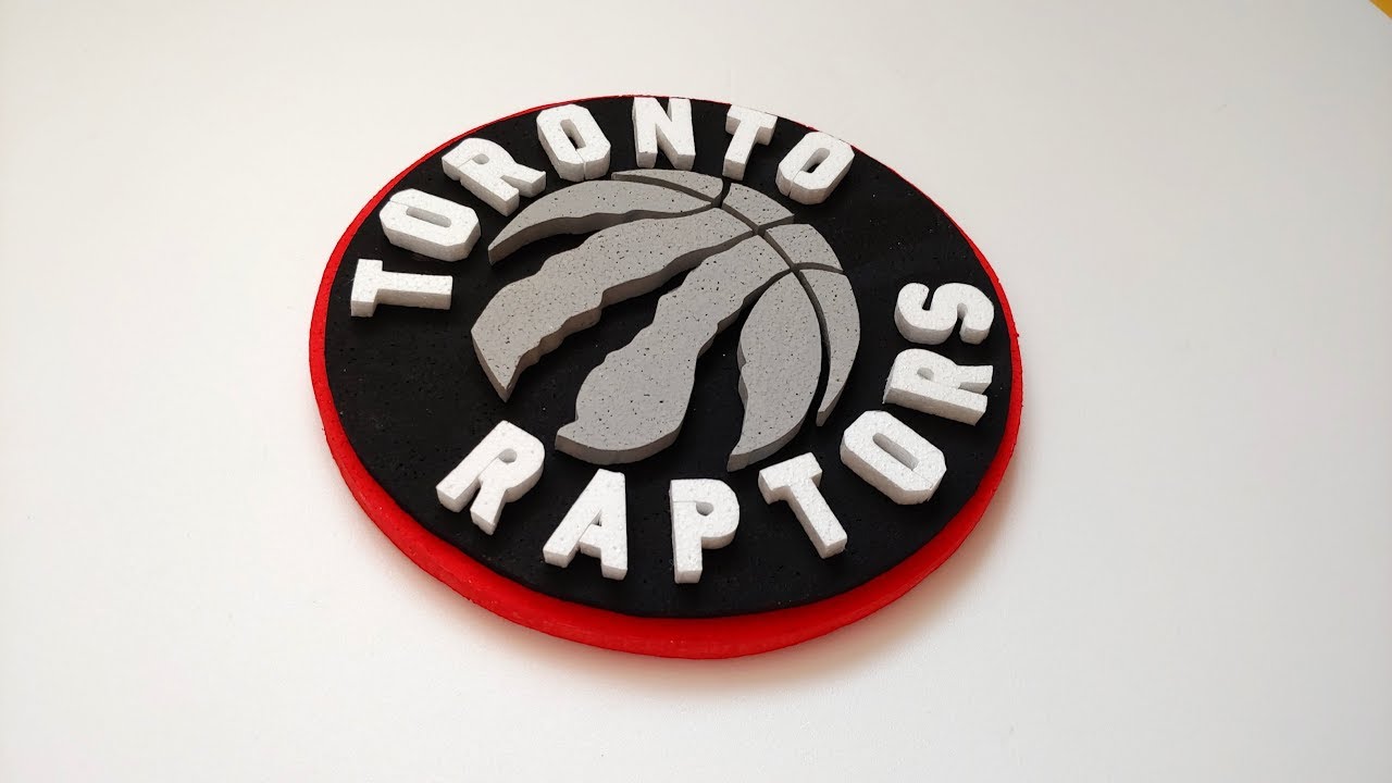 NBA-How to make 3d Toronto Raptors logo/mark/ emblem|토론토 랩터스 로고 만들기 -Foam Art-