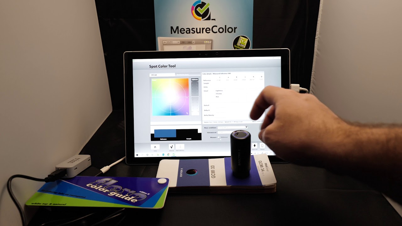 Spectro 1 Series: How to use Spot Color Tool