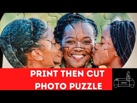 CRICUT MAKER FOR BEGINNERS: PRINT THEN CUT PHOTO PUZZLE