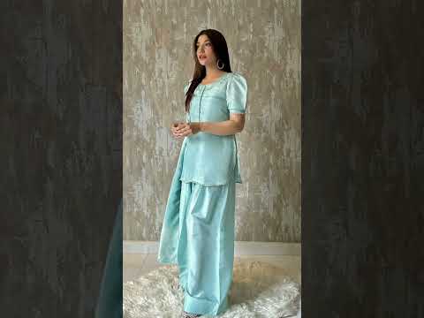 The trending Farshi shalwar with soft and Elegant colors #fashiondesign #fashiontrends