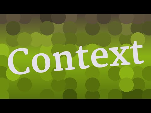 CONTEXT pronunciation • How to pronounce CONTEXT