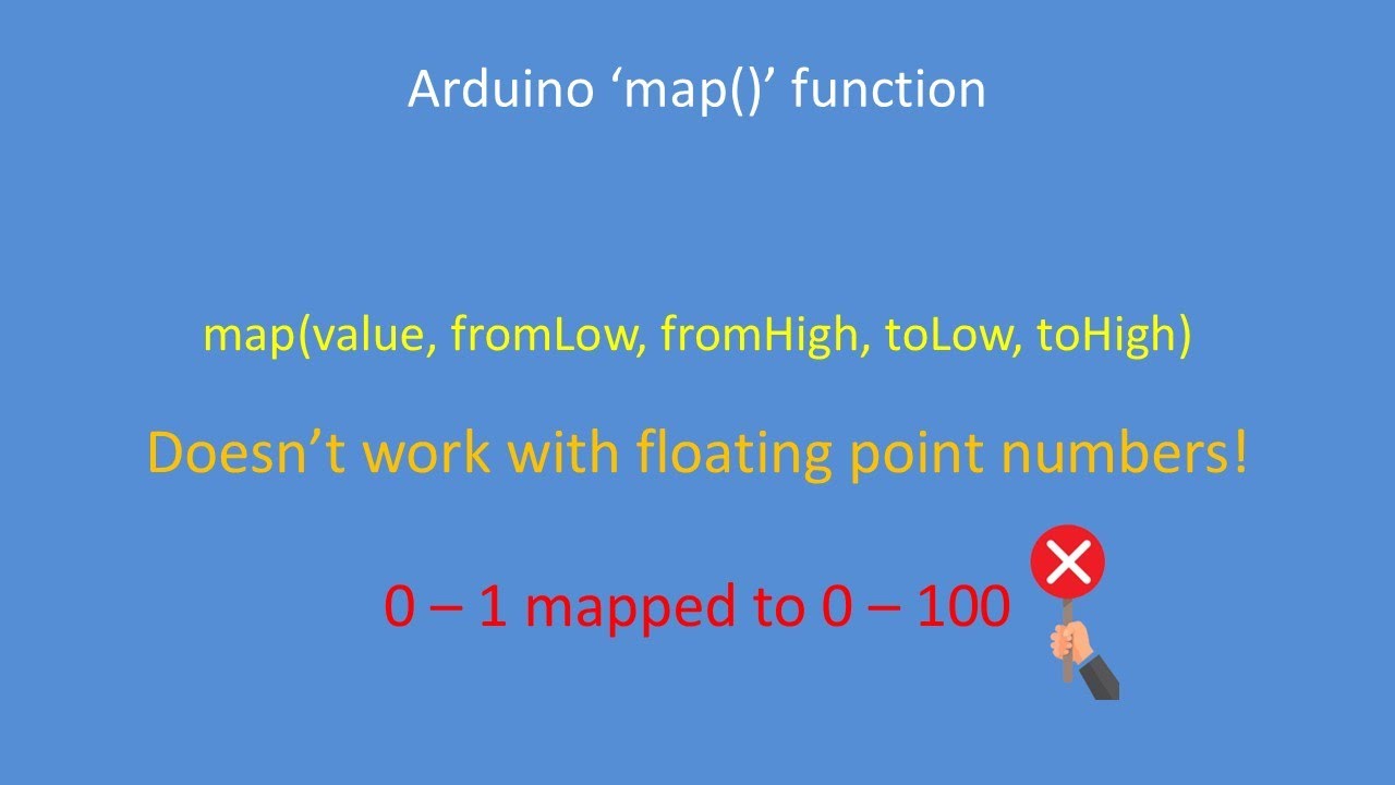 Tech Note 159 - Arduino using an fmap() function rather thn map()