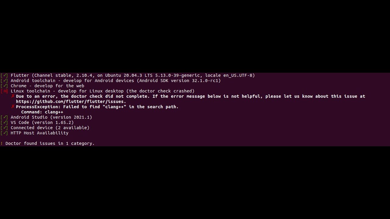 #Android_Studio Fix for the android studio clang error for linux support. #Linux #Desktop #Flutter