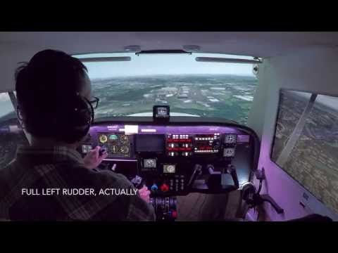 How To Simulate A Forward Slip Landing – On The Glideslope