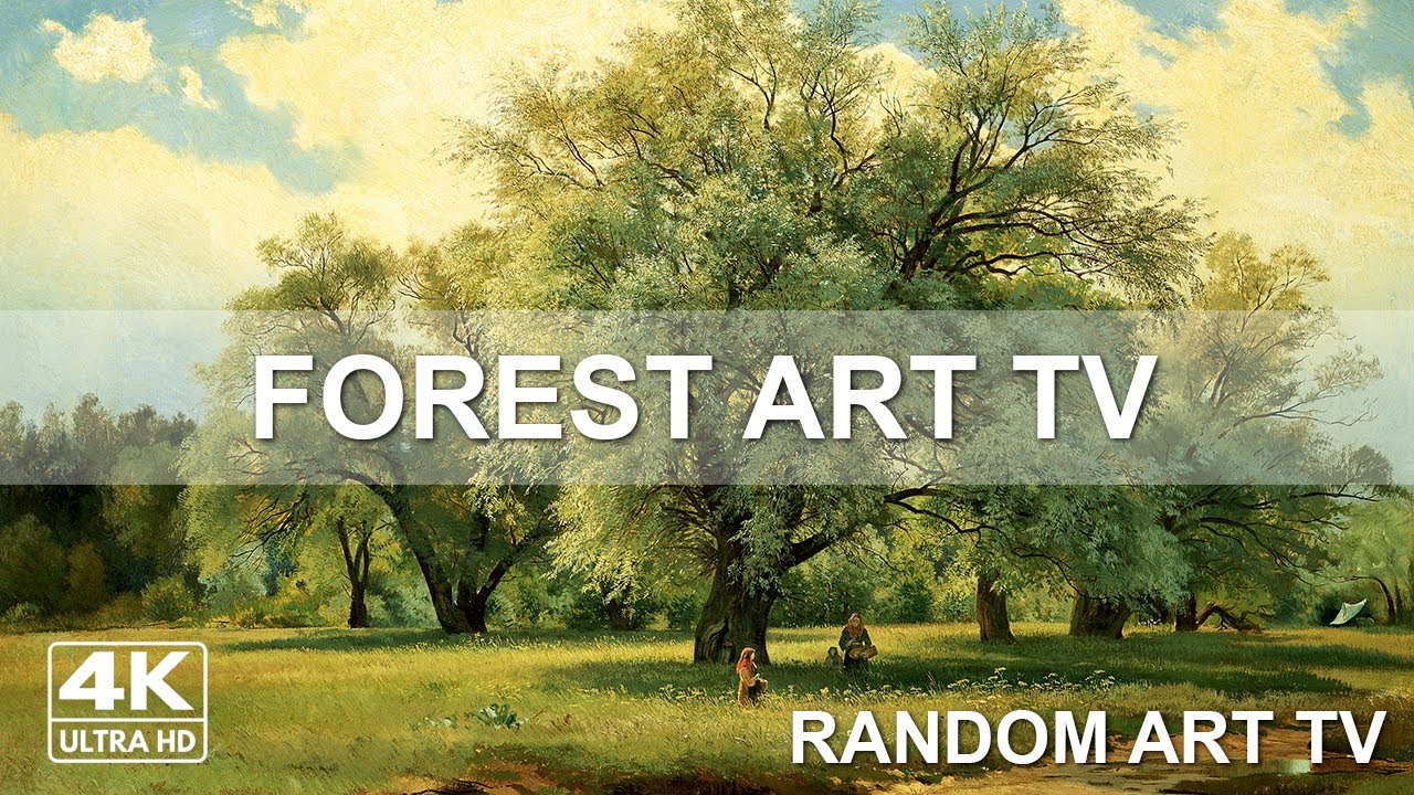 Green Forest 1Hr Art TV | Turn Your TV into Frame Art | Forest Art Slideshow 4K HD Paintings