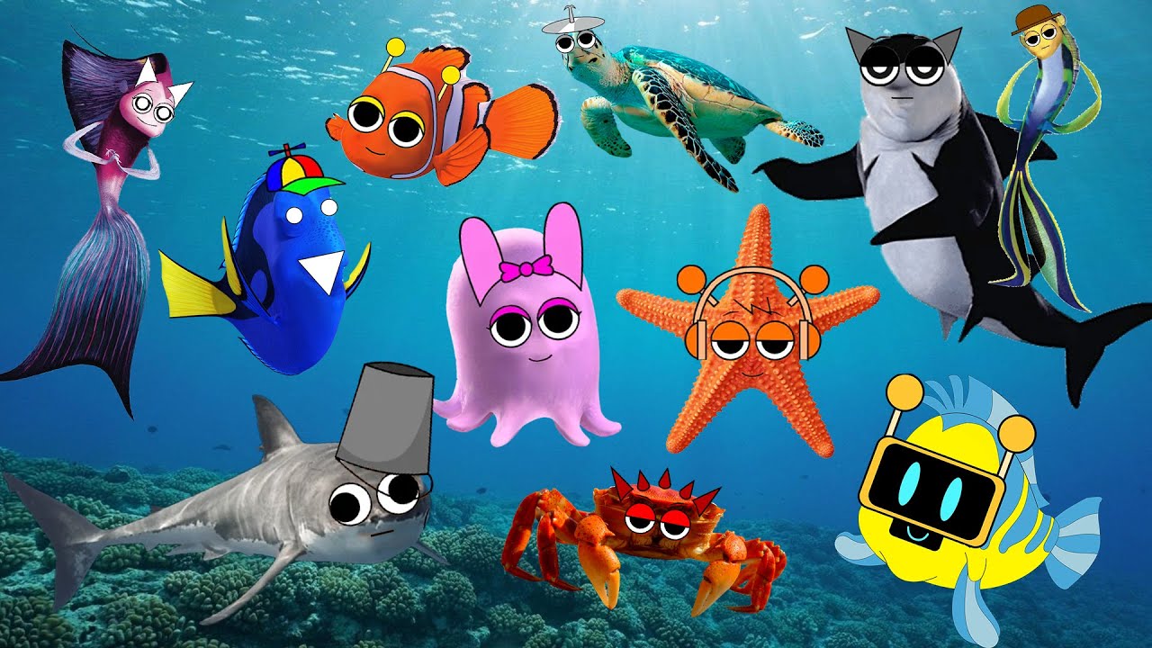 All Oceanic Sprunki Compilation