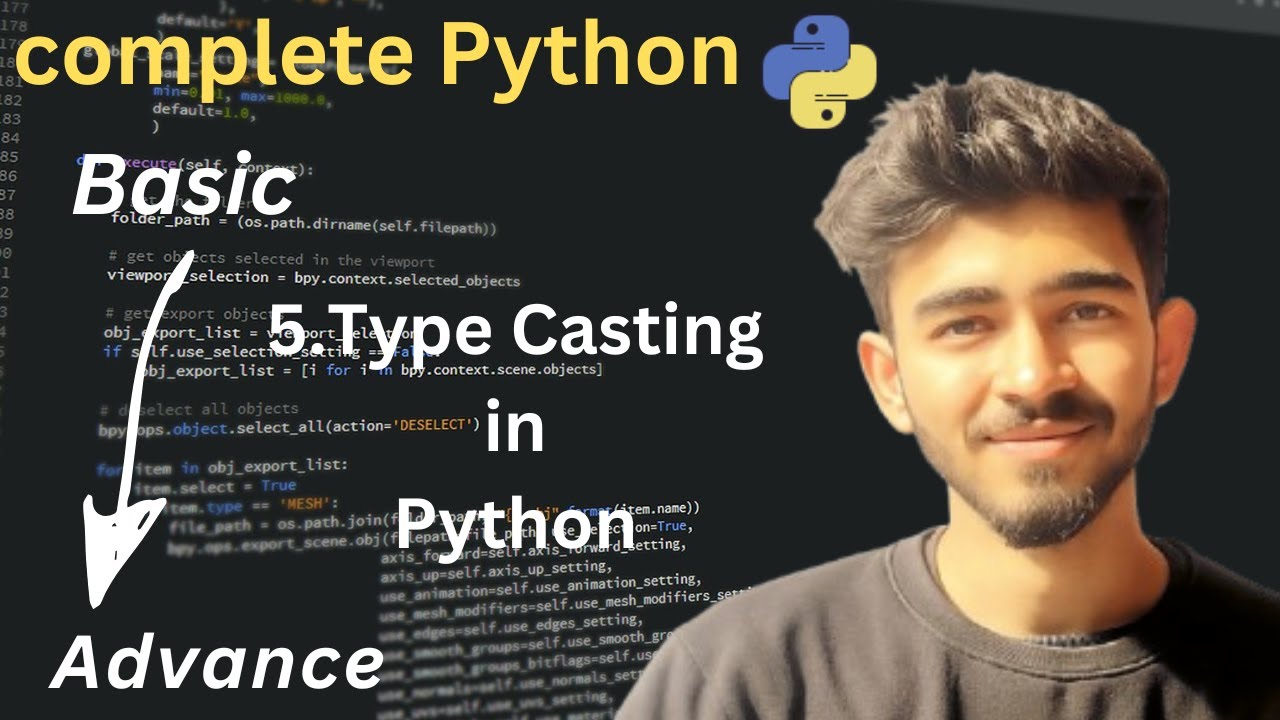 Python Tutorial #5 |Type Casting in Python | Convert Data Types in Python Easily