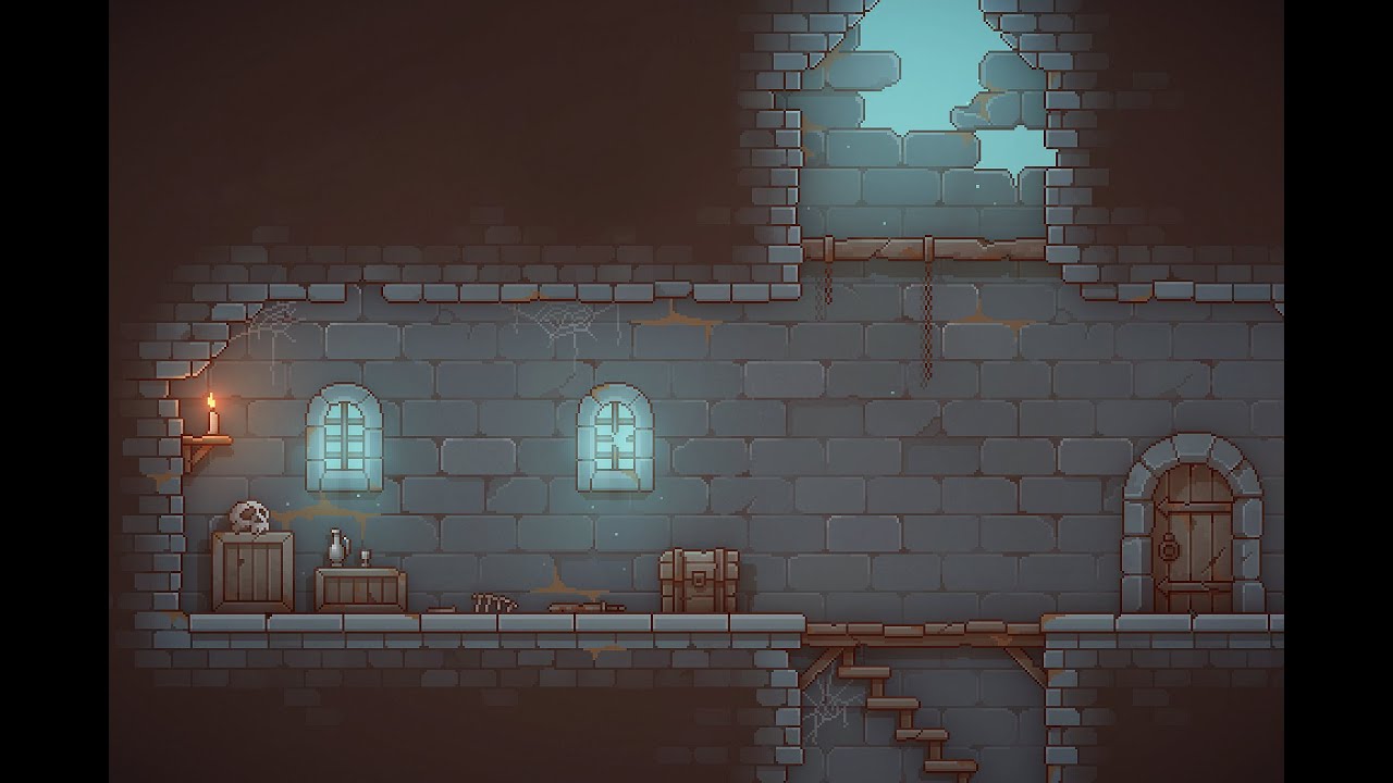 Pixel Art Platformer - Dungeon