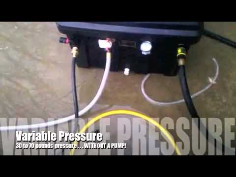 The SimPole RO DI 440 up to 70 lbs of pressure to run 2 poles