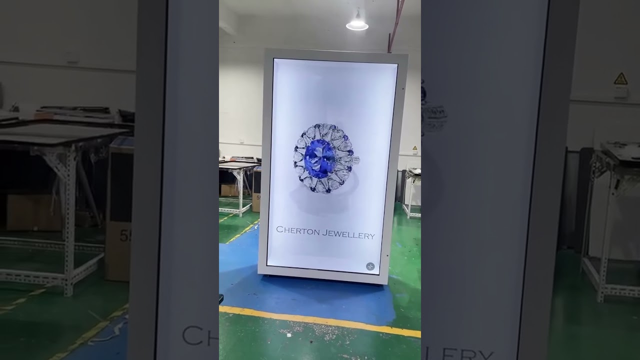 DEDI 3D Hologram Display Interactive Video Holographic Touch Screen Transparent Lcd Box Holobox