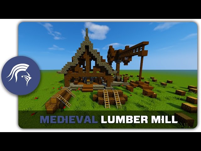 Medieval Lumber Mill Tutorial Minecraft Map
