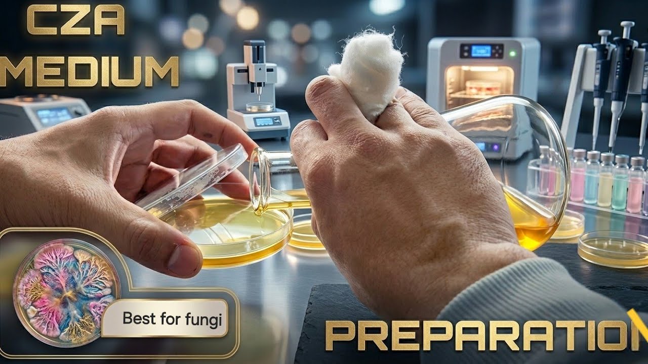 CZA (Czapek-Dox agar )| How to Prepare CZA Medium  